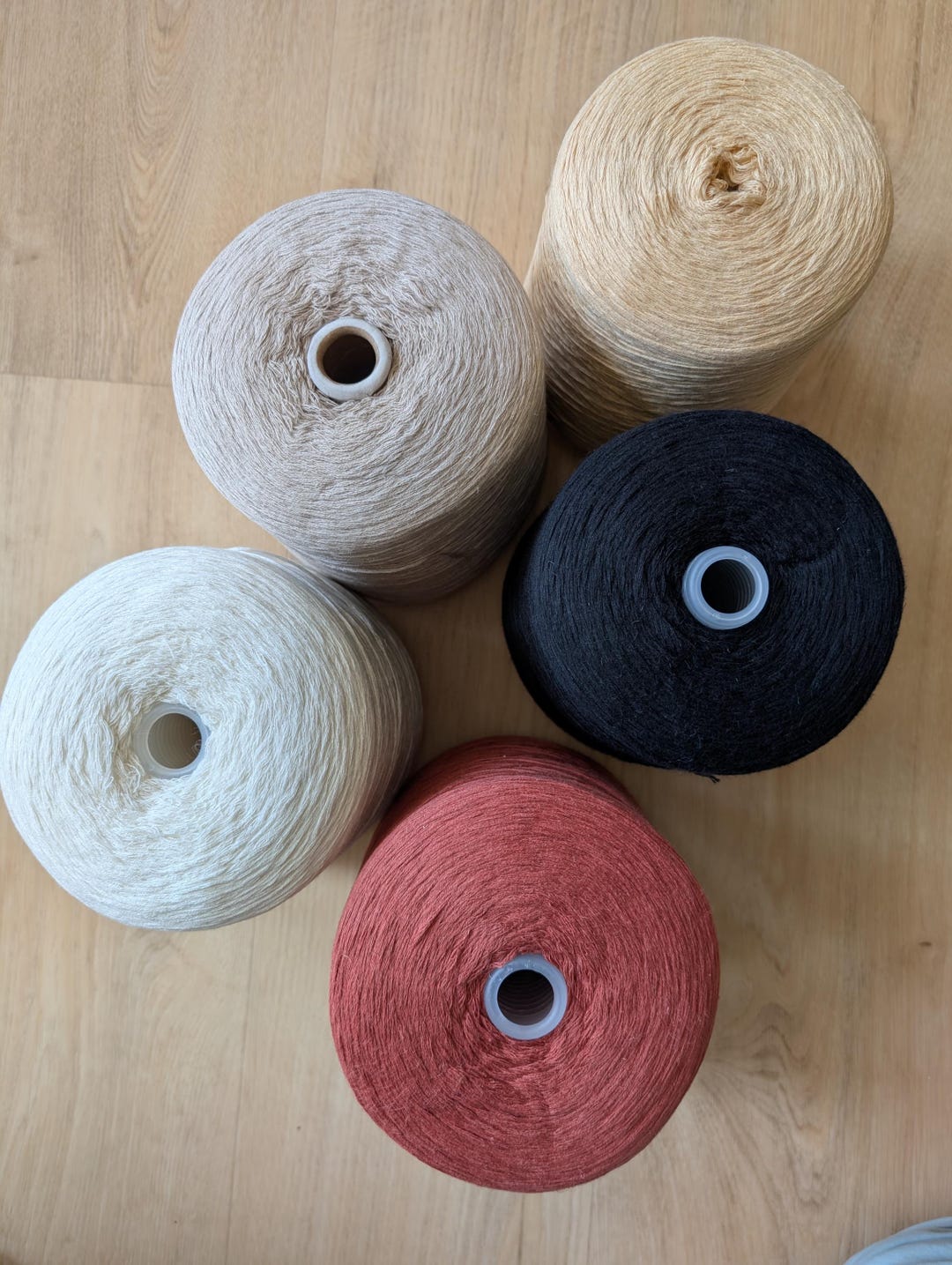 Hemp and Cotton 100% Pure Natural Fiber Yarn, 100 Grams 460 Meters ...