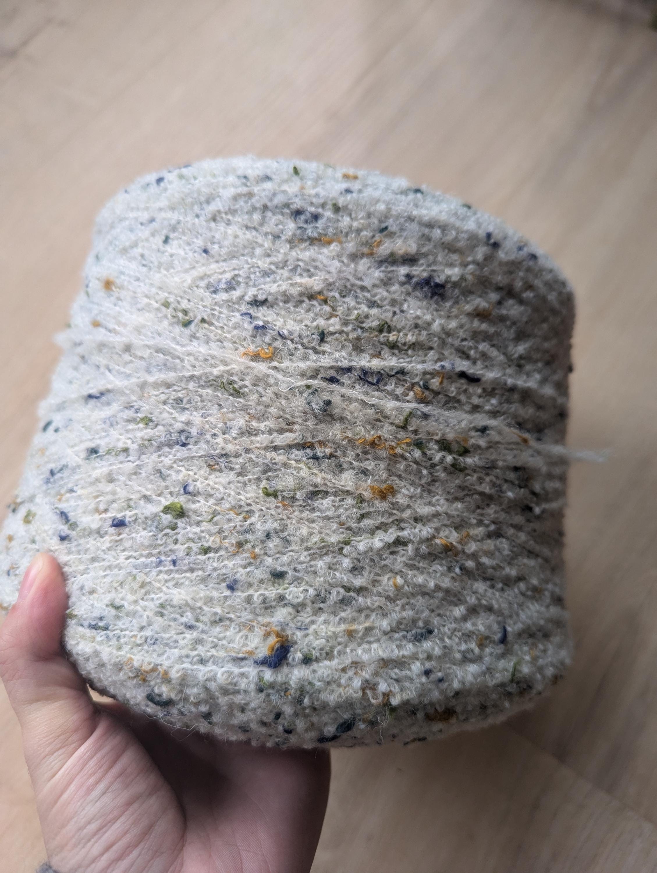 Italian Yarn Pecci Filati Fingering Weight Merino Wool Boucle Yarn With ...