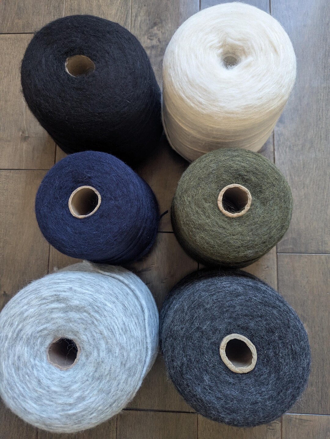 Baby Alpaca Merino Brushed Yarn on Cone From Peru Inca Tops, Soft Light ...