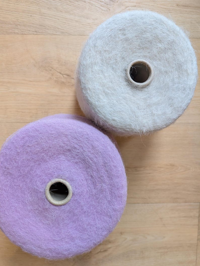 Italian Alpaca Virgin Wool Lace Yarn: Brushed Texture, Substitute for ...