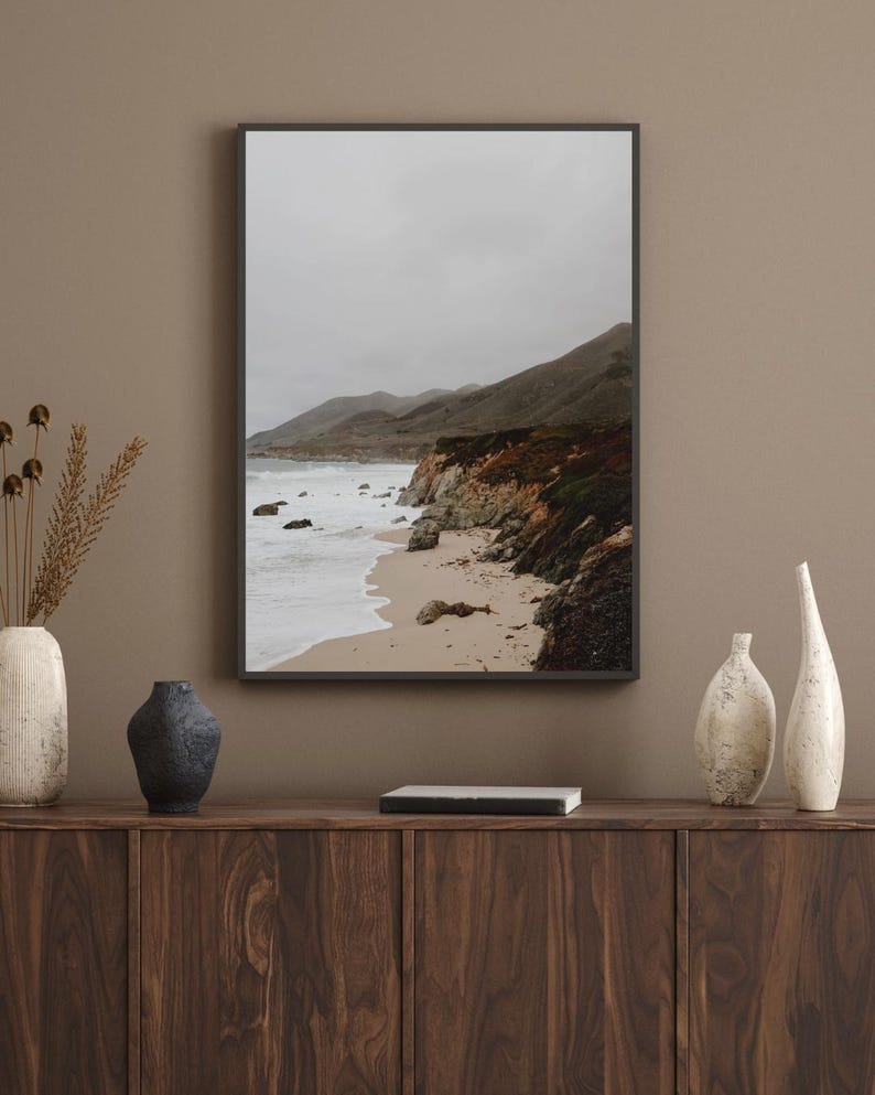 Big Sur Coastal View - Digital Download, Scenic Ocean Landscape ...