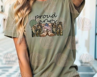 Proud Army Mom PNG - Etsy