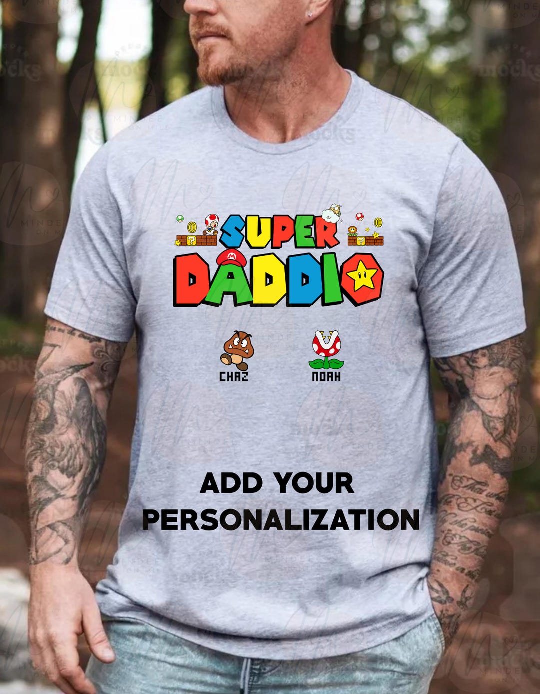 Custom, Super Daddio Png - Etsy