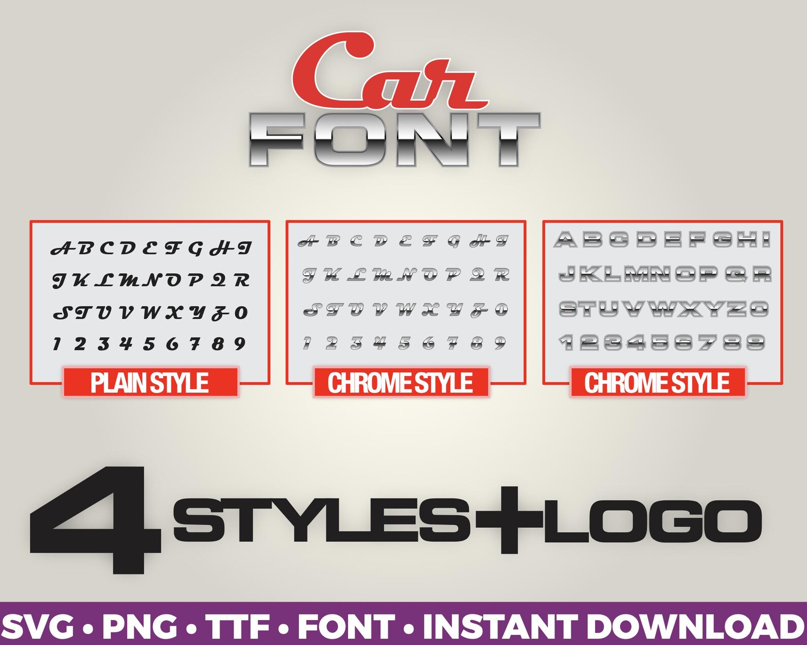 Cars Font Bundle SVG PNG JPG - Etsy