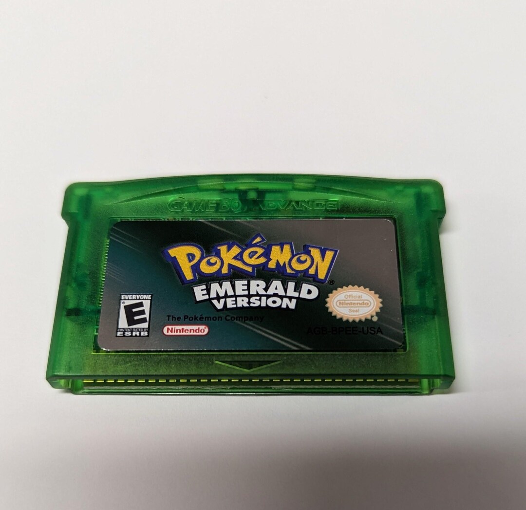 Nintendo Pokemon GBA Game - Pokemon Emerald - Gameboy Advance Game ...