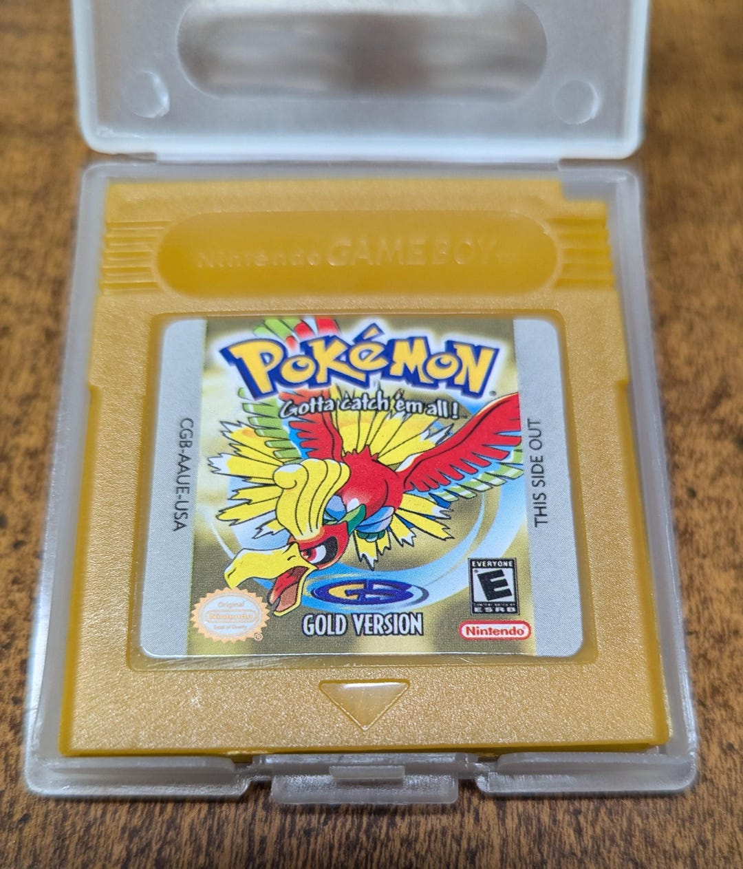 Nintendo Pokemon Gameboy Color Game - Gold - GBA GBC - Tested and Save ...