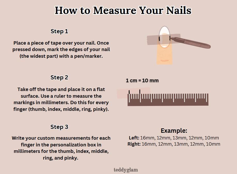 Handmade Fawn Nails | Doe Nails | Pink Metallic Bow Deer Nails | Short ...