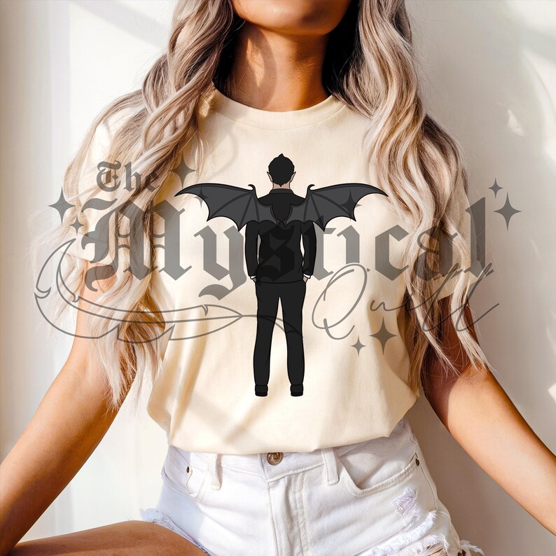 Winged Fae PNG File, Winged Daddy Png, ACOTAR PNG File, Rhysand Png ...