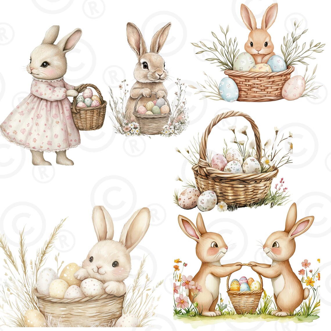 Easter, Easter Clip Art, Easter Clipart, Easter Art, Digital Download ...