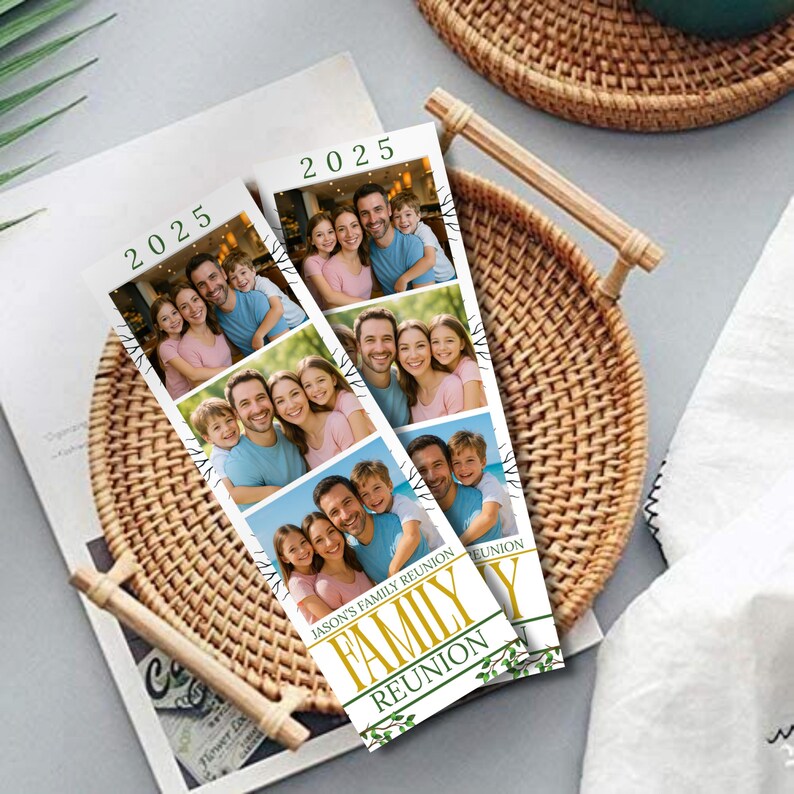 Family Reunion Photo Booth Template, Editable Family Tree Photo Booth ...