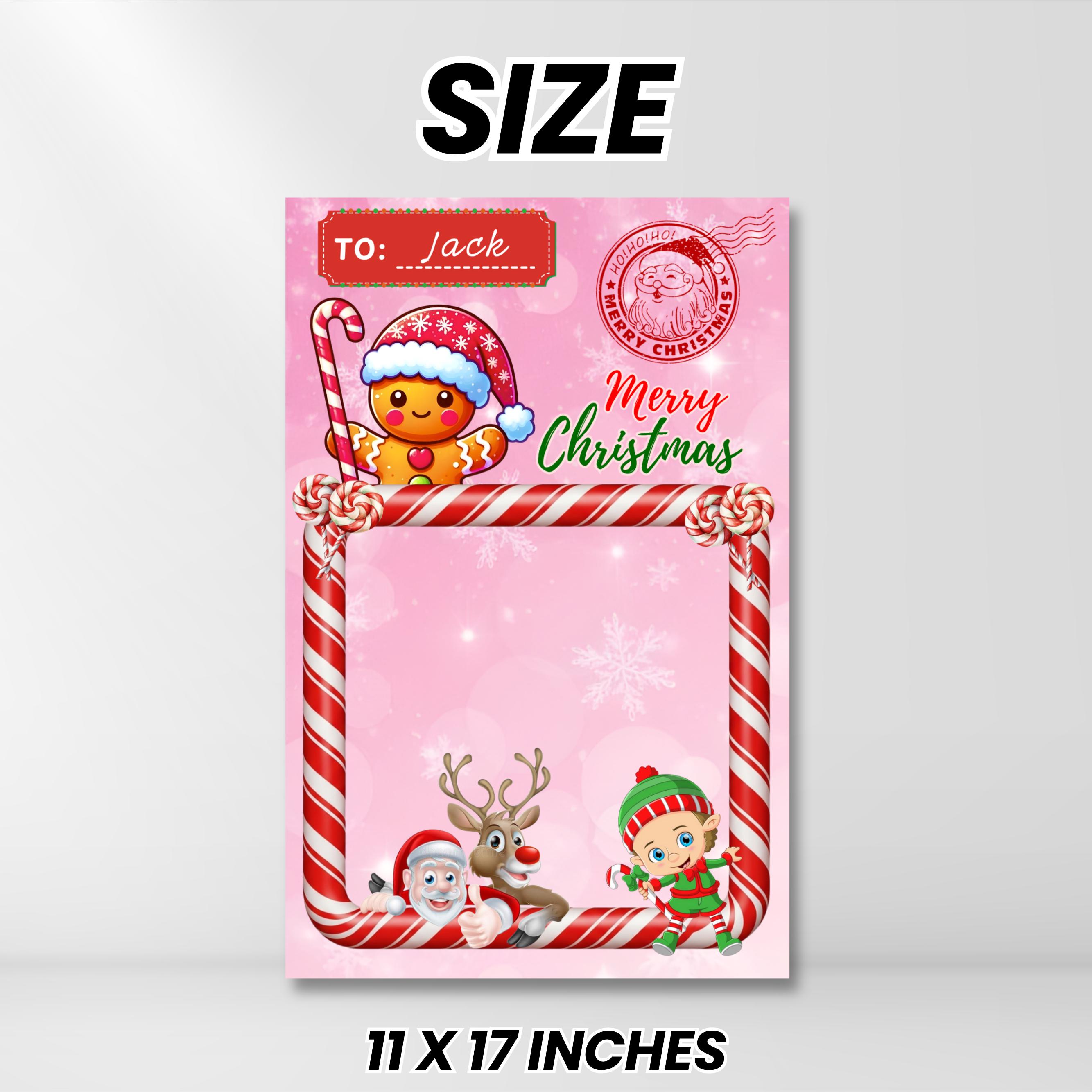 Jumbo Christmas Card Editable Template. Jumbo Cards, Christmas Jumbo ...