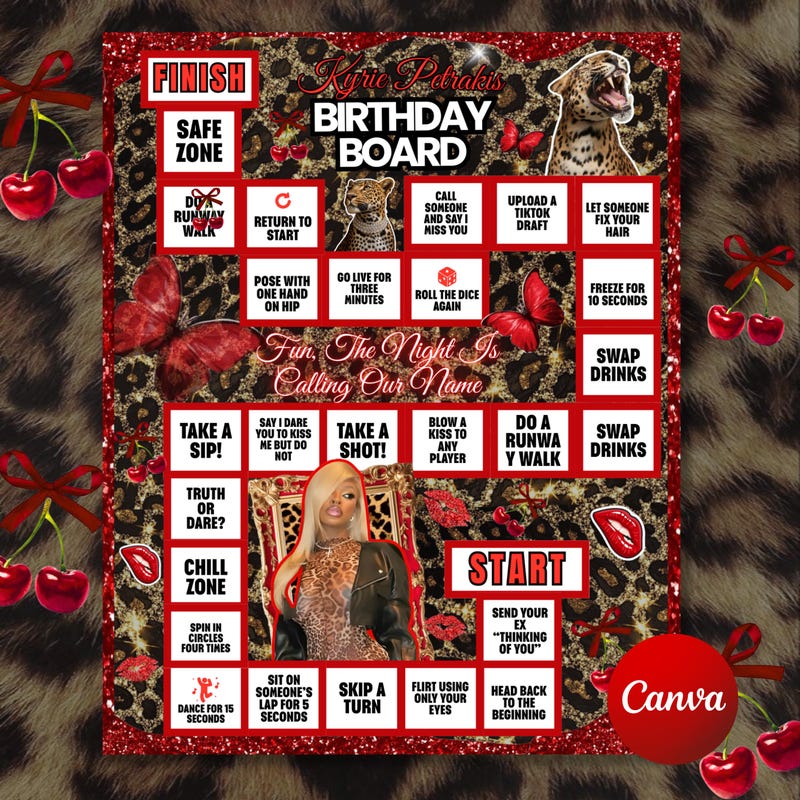 Teen Game Board - Etsy