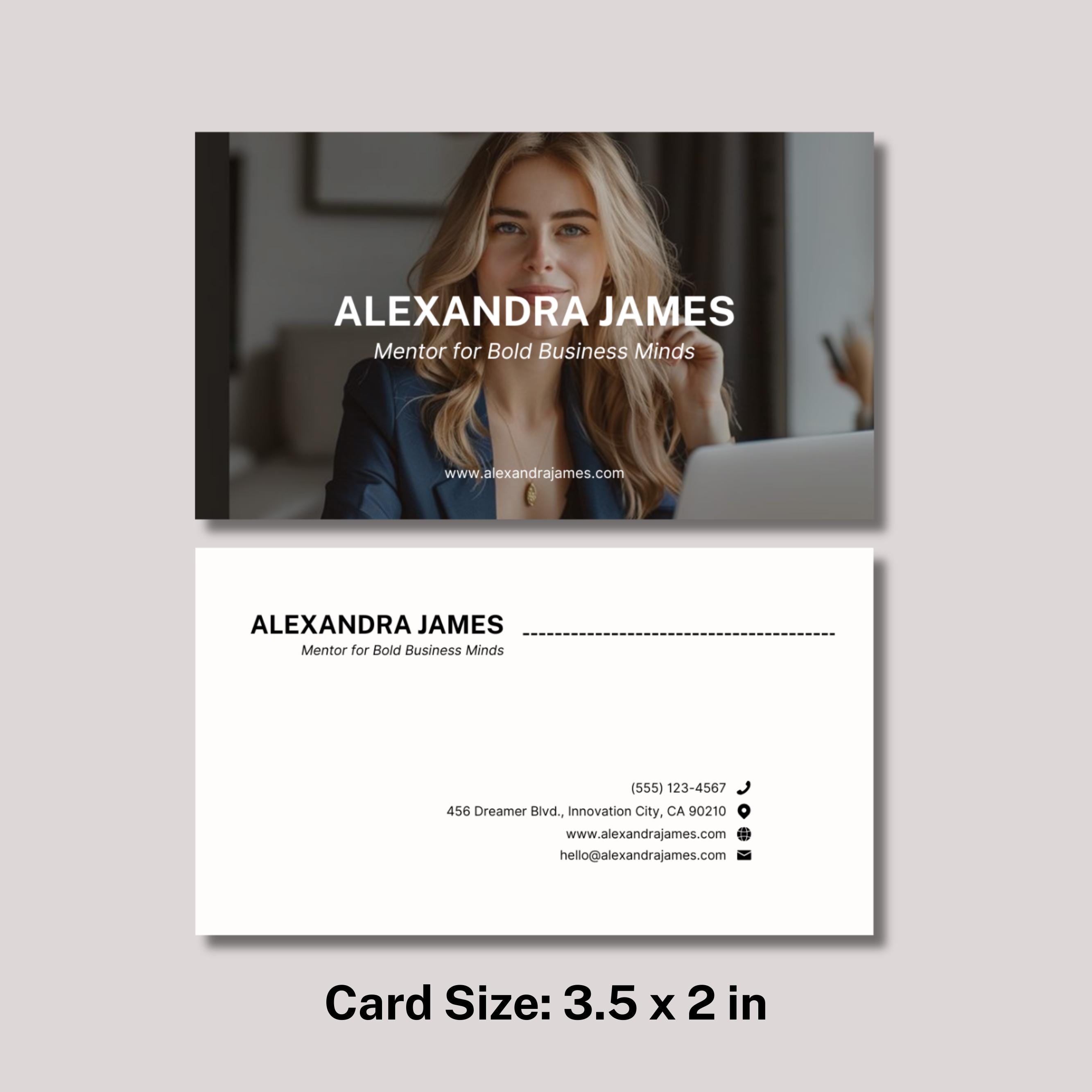 Coach Business Card Template, Coach Business Card, Coaching Business ...