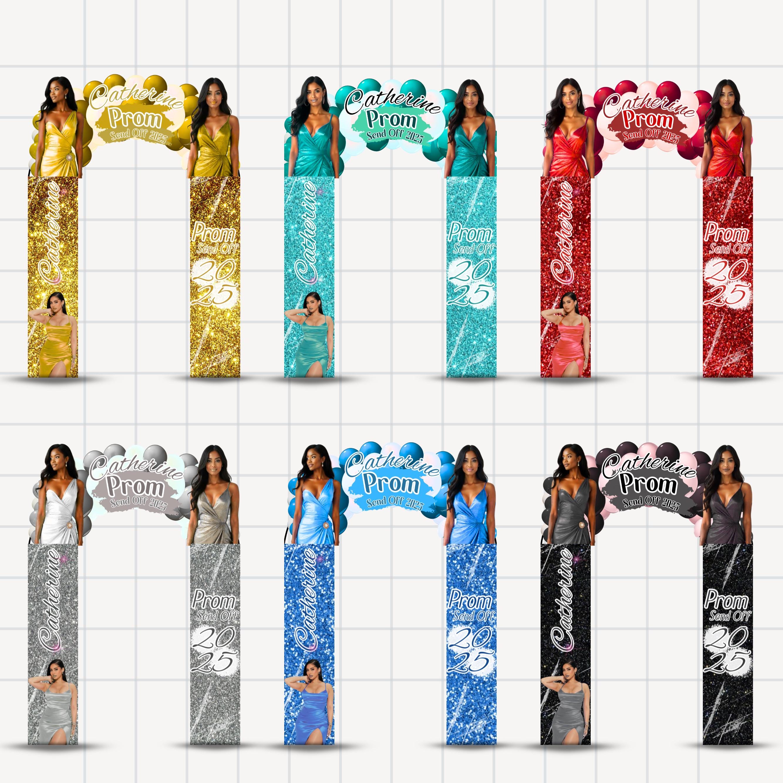 Prom Entrance Arch Template, Prom Send off Arch, Prom Party Decor, Prom ...