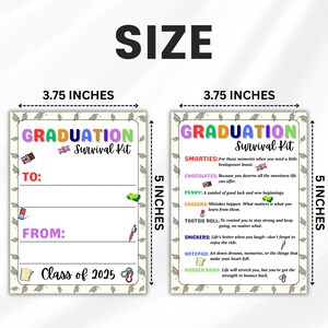 EDITABLE Graduation Survival Kit, After Graduation Survival Kit ...