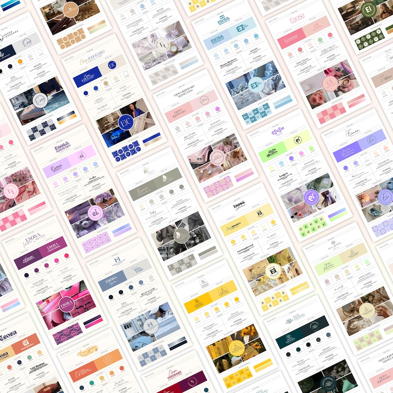 80+ Brand Kit Template, Logo Color Palette, Brand Board Bundle ...