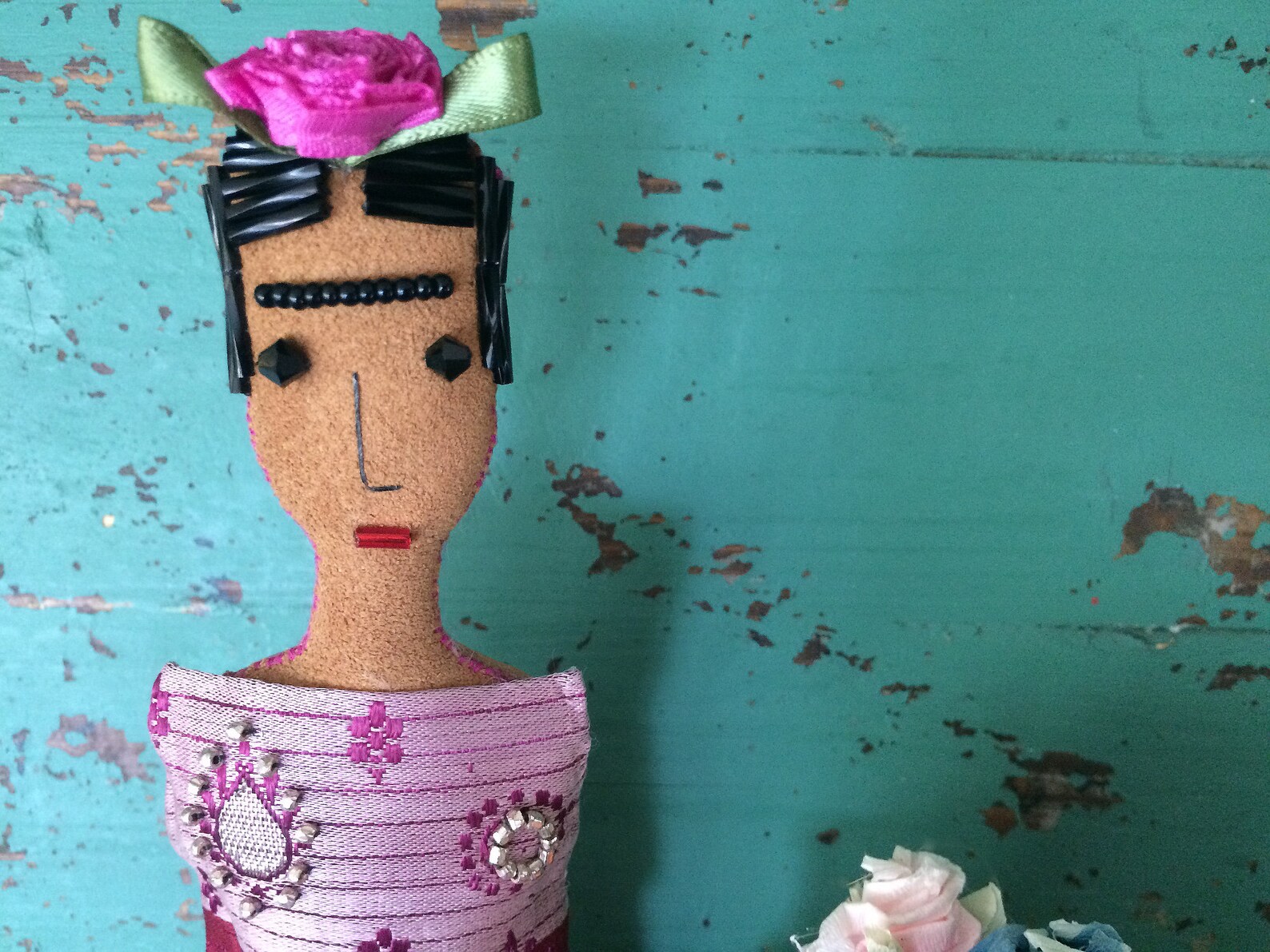 Nina's Frida Kahlo Doll Nina's Frida Doll Folk Art - Etsy