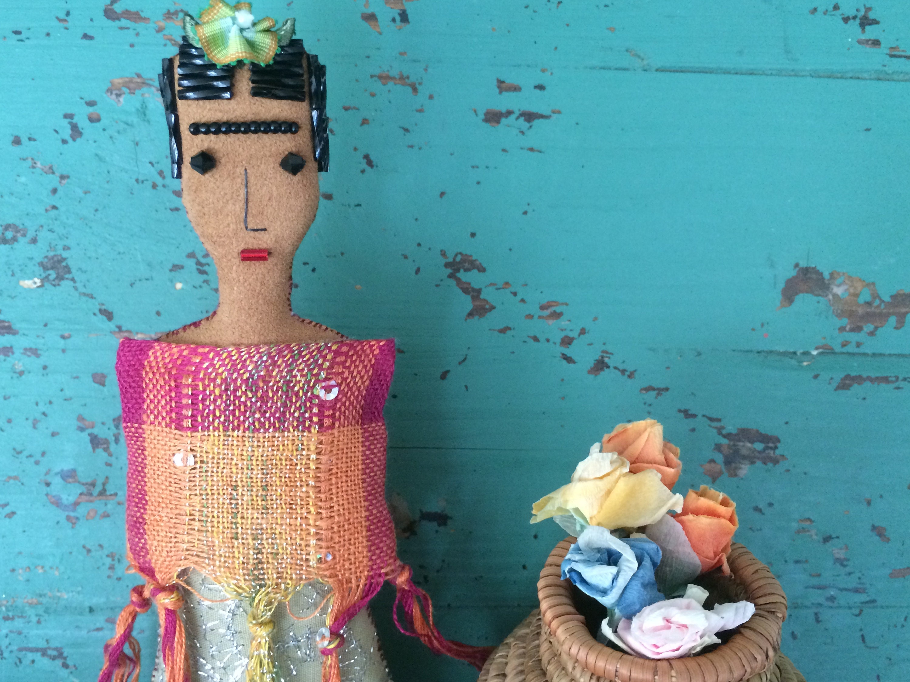 Nina's Frida Kahlo Doll Nina's Frida Doll Folk Art - Etsy