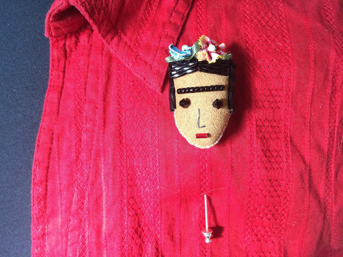 Frida Kahlo Inspired Pin Frida Inspired Pin Frida Kahlo - Etsy