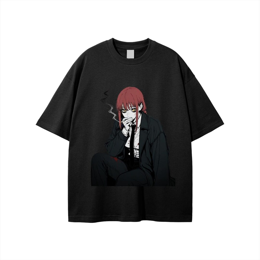 Makima Shirt | Chainsaw Man Shirt | 100% Cotton - Etsy