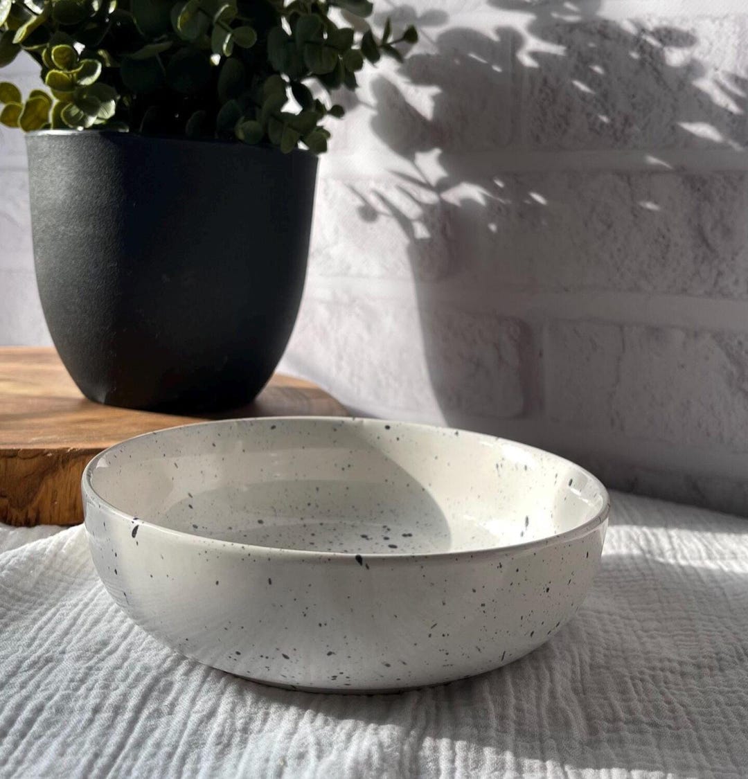 Handmade Ceramic Bowl, Pottery Serving Dish for Salads, Soups or Snacks ...