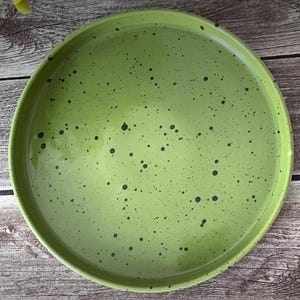 Ceramic Plate With Unique Side Rim , Pottery Plate, Handmade Ceramic ...