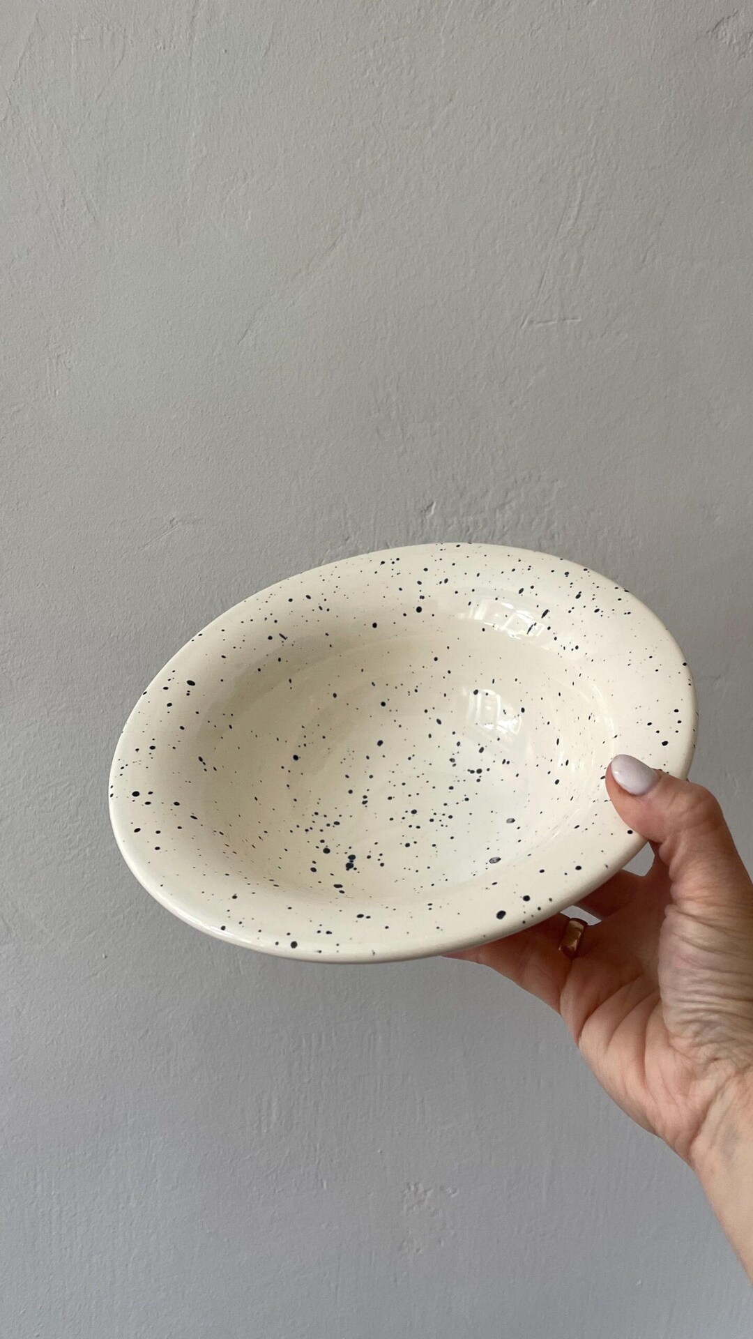 Ceramic Pasta Plate, Handmade Dish for Pasta or Salad, Unique Kitchen ...