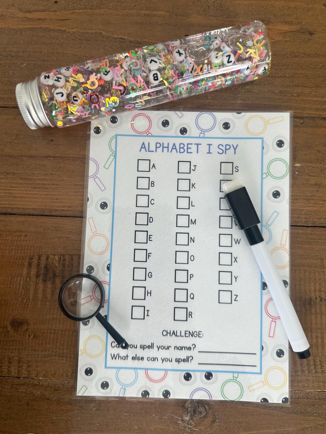 I Spy ABC Activity Pack - Etsy