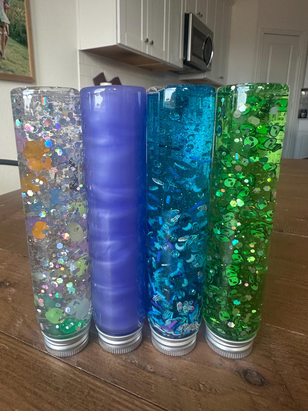 Space Sensory Tubes Calming Bottles, No Mess, Stress Relief, Fidget Toy ...