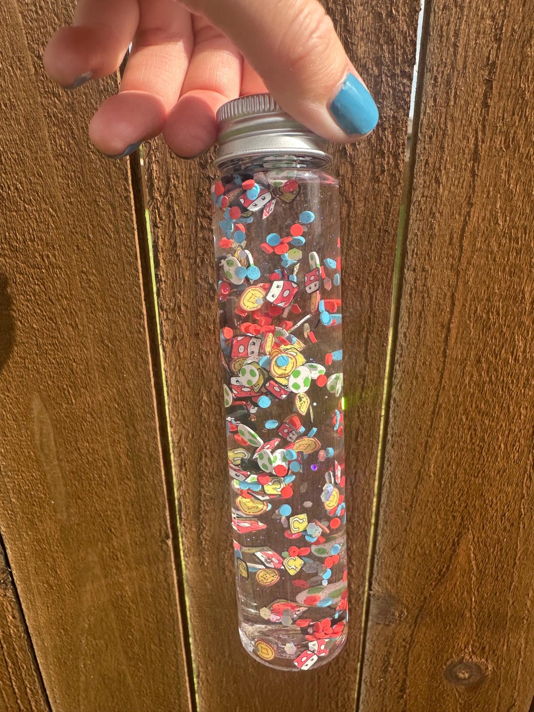 Super Mario Sensory Tube, Calming Fidget Toy, Party Favor - Etsy