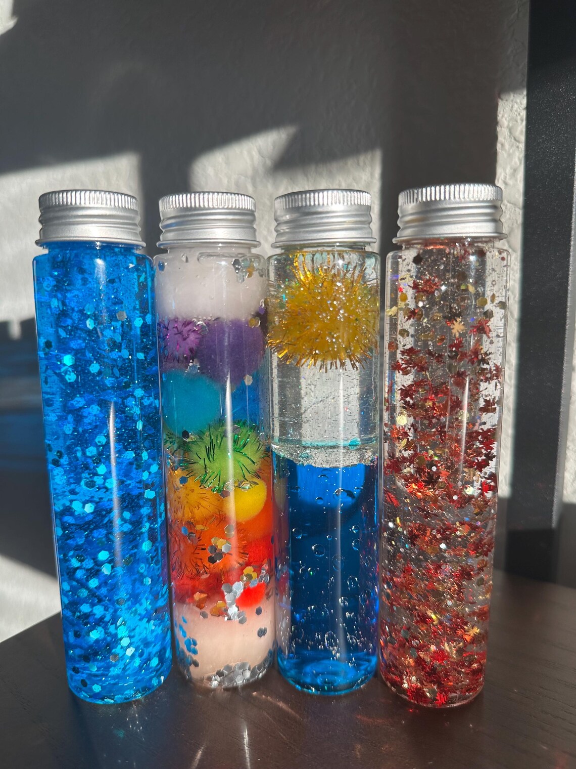 4 Seasons Sensory Tubes, Calming Fidget Toy, Teacher Gift - Etsy