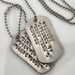 Custom WW2 Style Dog Tag: Personalized Debossed Stainless Steel ...