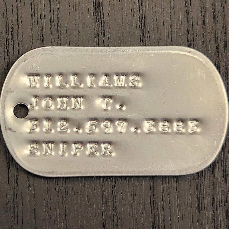 Dog Tags Military Vintage - Etsy