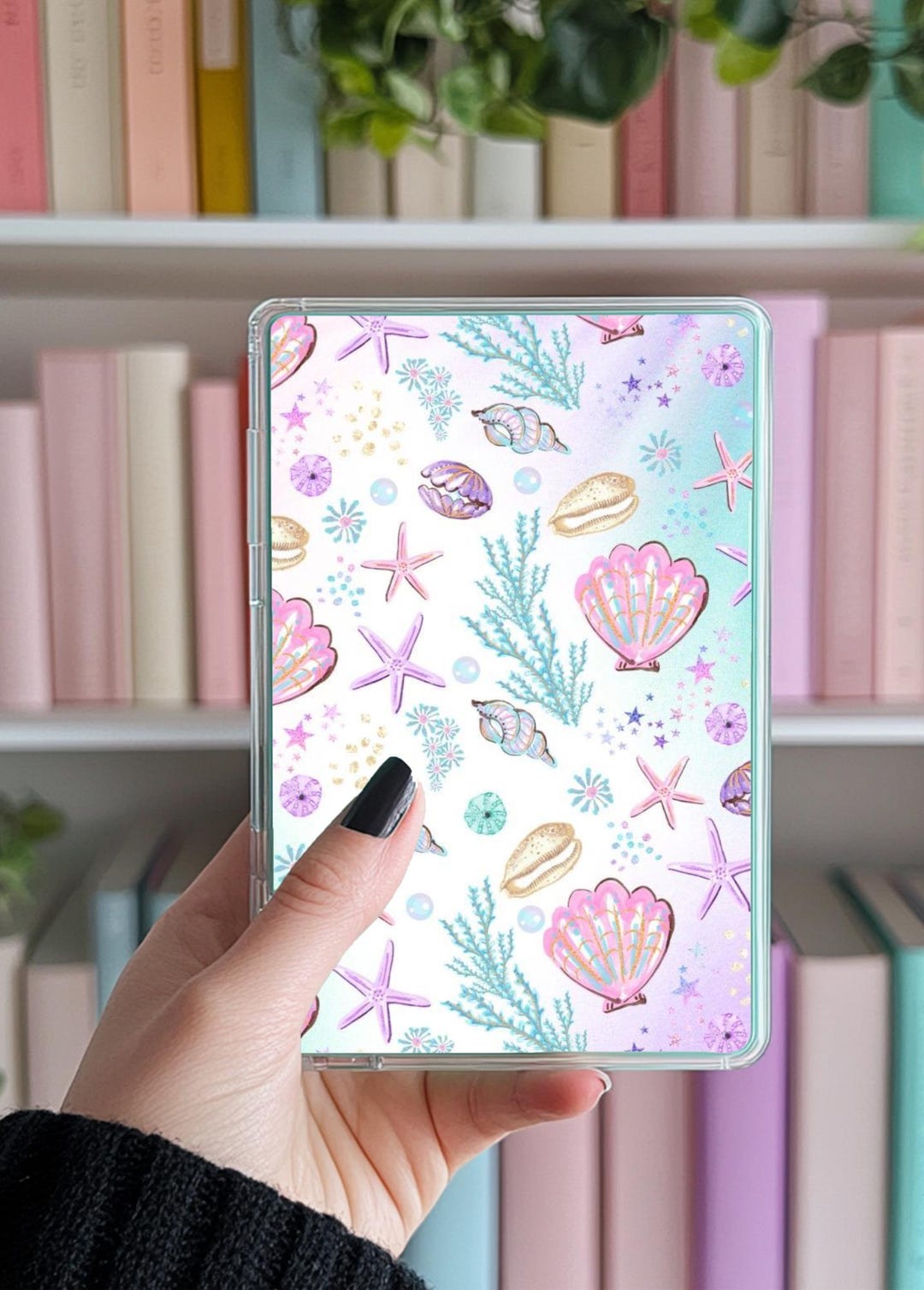 Kindle Insert or Bookmark Seaside Shells Theme, Summer, Book Lovers ...