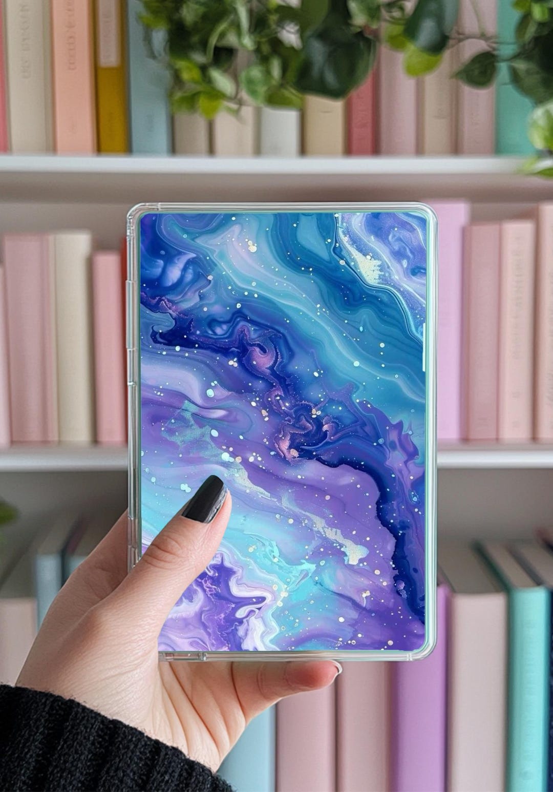 Kindle Insert Blue and Purple Galaxy, Paperwhite, Colorsoft , Basic ...