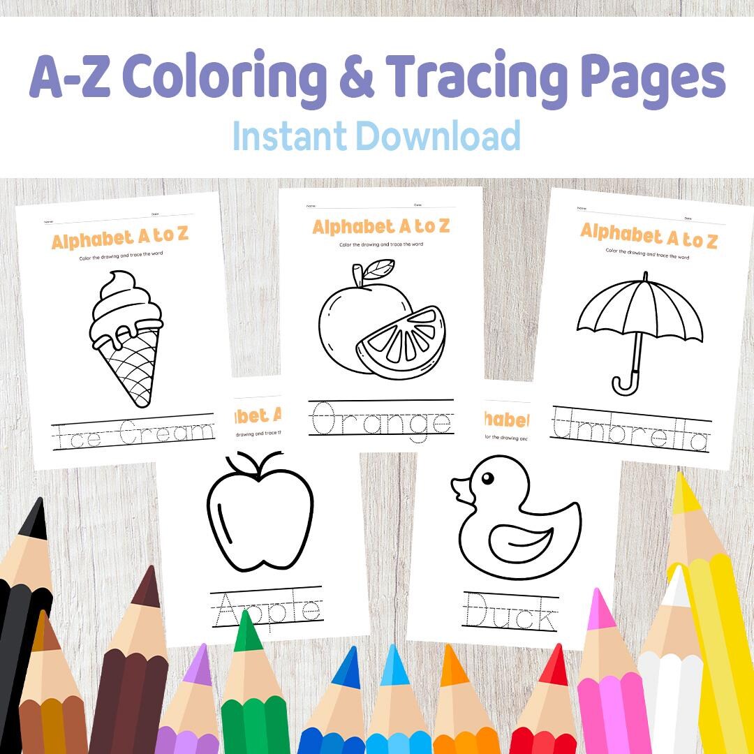 26 Alphabet Coloring Pages for Toddlers Preschoolers Preschool ...