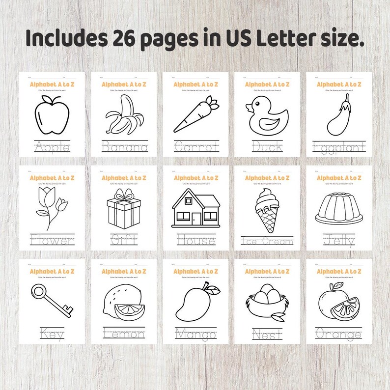 26 Alphabet Coloring Pages for Toddlers Preschoolers Preschool ...