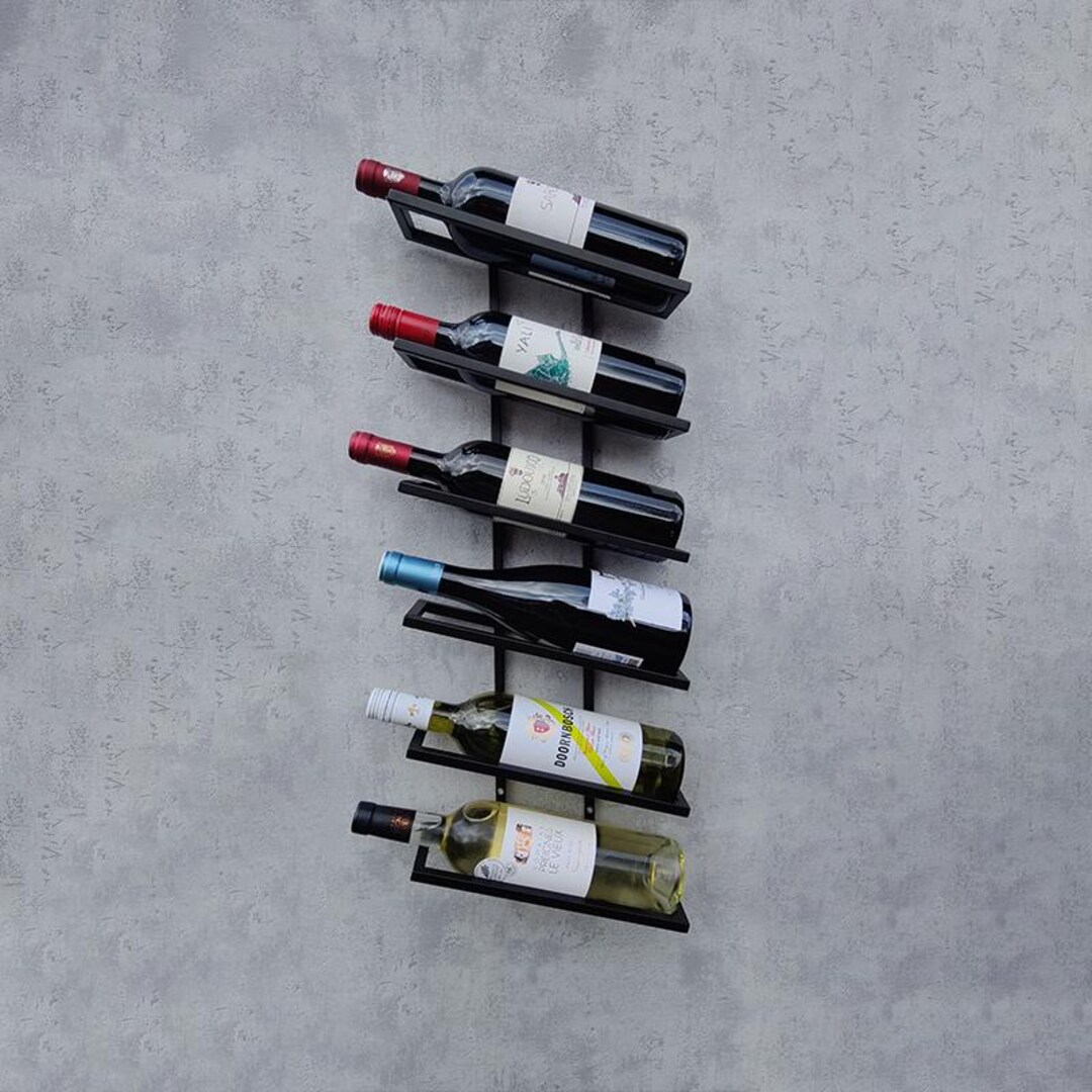 Minimalist Wine Rack Digital Plans - DIY Steel File for Home Decor - Etsy