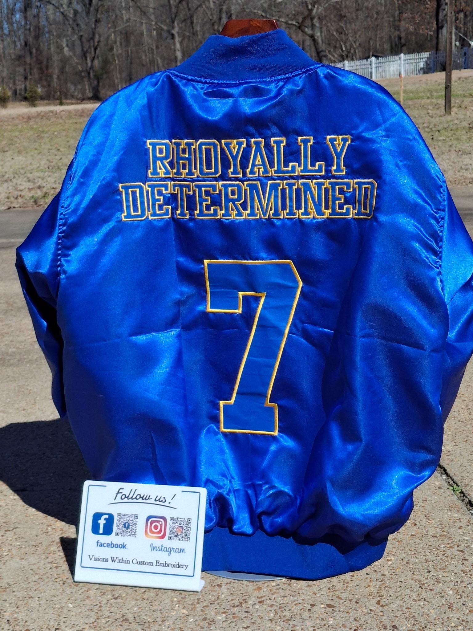 Sigma Gamma Rho Custom Satin Line Jacket - Etsy