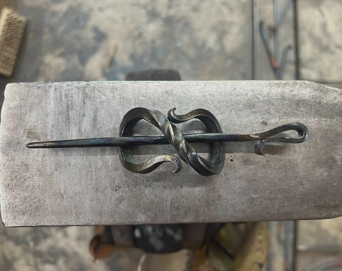 Hand Forged Viking Hairpin, Hairstyle, Cowgirl, Country, Steel, Fashion ...
