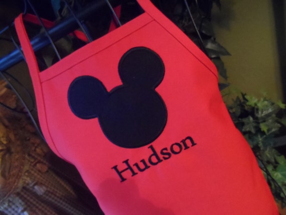 Personalized Mickey Mouse Apron Kids Apron Adult Apron - Etsy