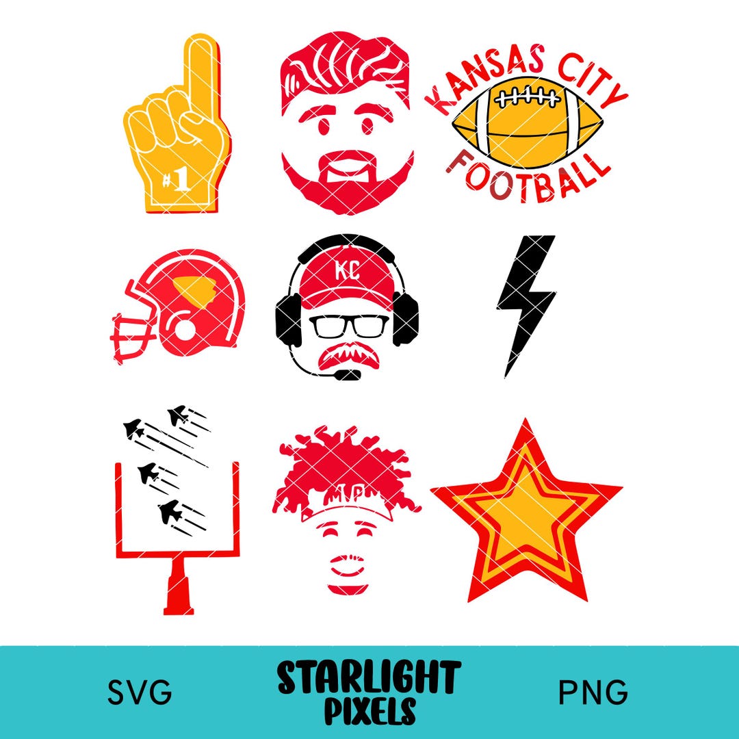 Kansas City Football SVG-PNG, Chiefs Football SVG, Kansas City Football ...