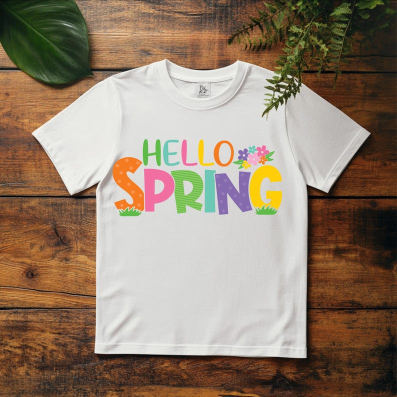 Hello Spring - Instant Digital Download - Svg, Png, Dxf, and Files ...