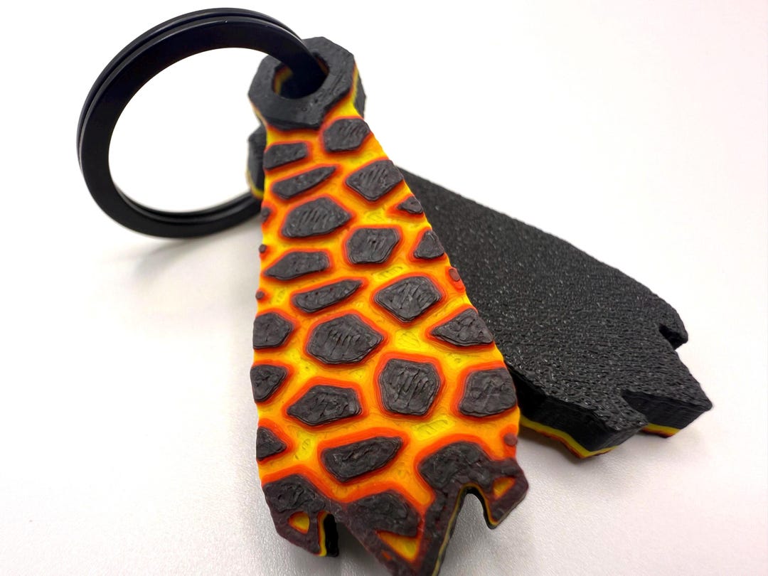 OSRS 3D Infernal Cape Keyring | Old School Runescape 3D Printed Pixel ...
