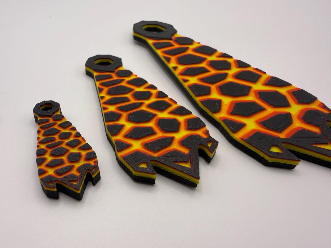 OSRS 3D Infernal Cape | Old School Runescape Pixel Fire 3D Printed ...