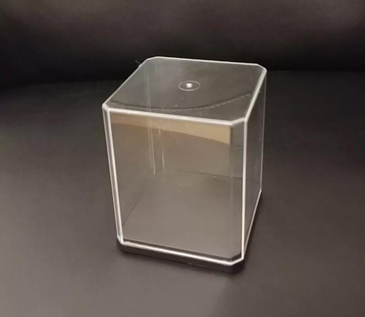 Mini Display Case With Base Clear Dustproof Show Box for Collectibles ...