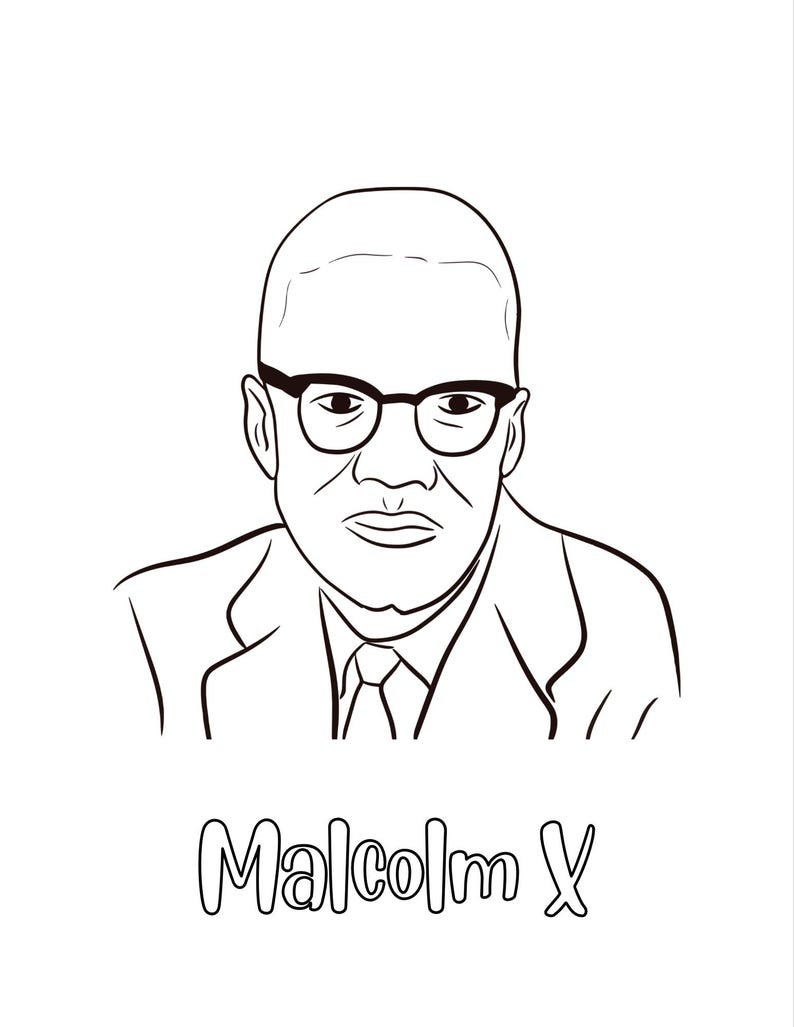Black History Coloring Pages - Etsy