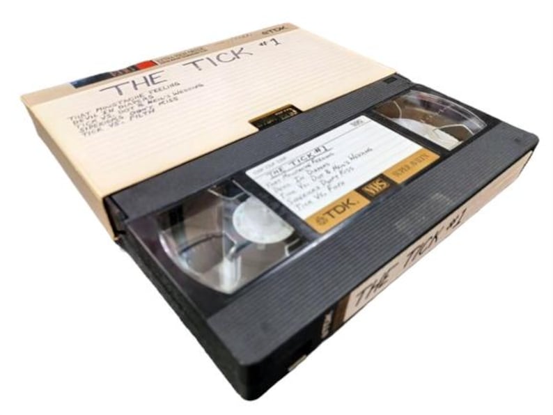 Vintage Used TDK VHS Videocassette T120 the Tick Episodes 90's ...