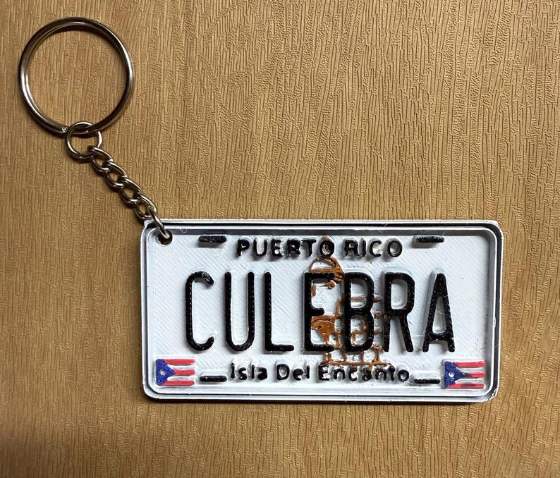 Puerto Rico Tablilla Llavero - Etsy