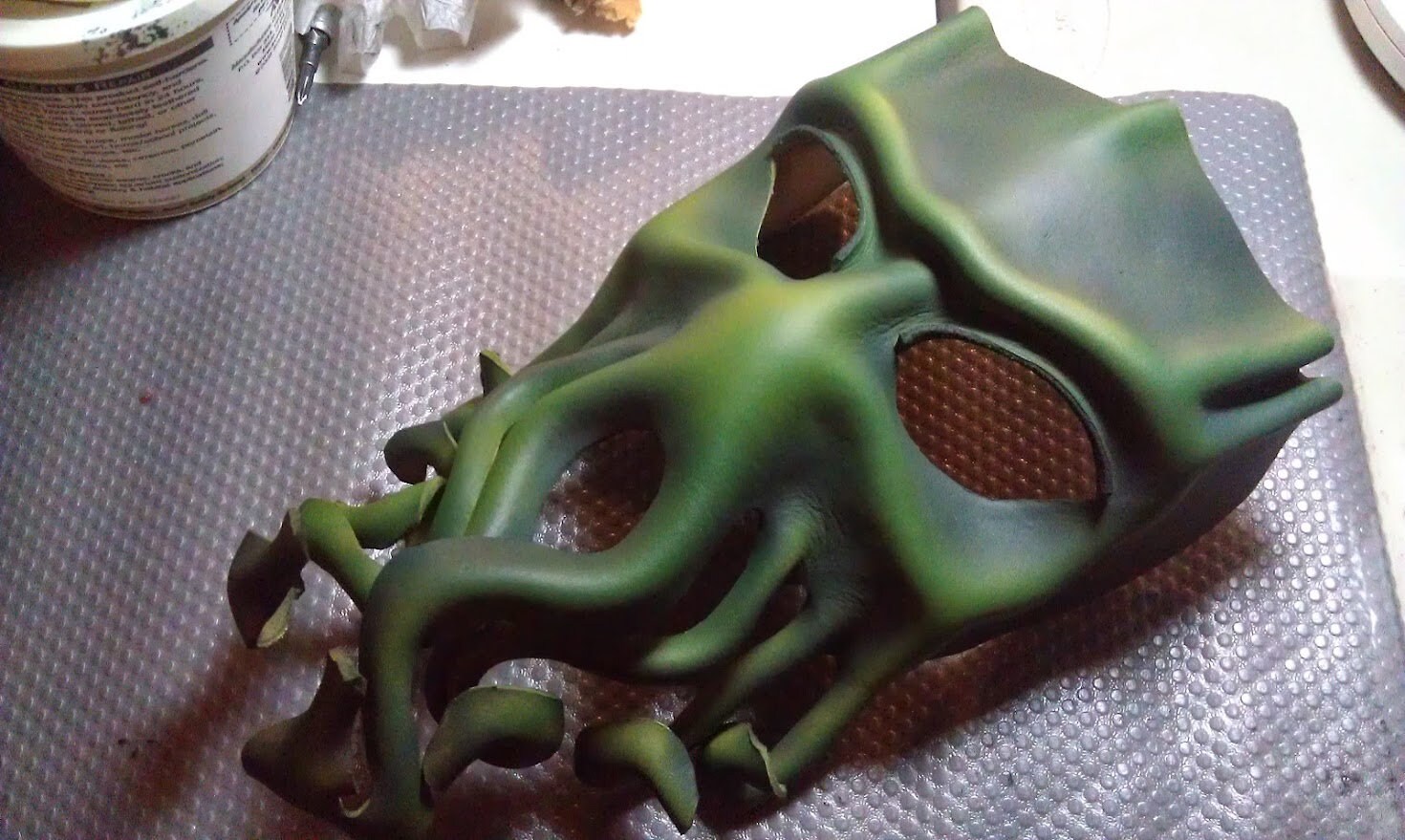 MADE to ORDER Leather Cthulhu Full Mask by Parkers and - Etsy
